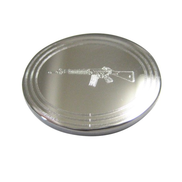 Kiola Designs | Accessories | Oval Left Facing Ak47 Rifle Magnet | Poshmark